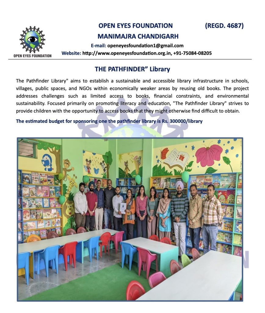 The Pathfinder Library – Open Eyes Foundation